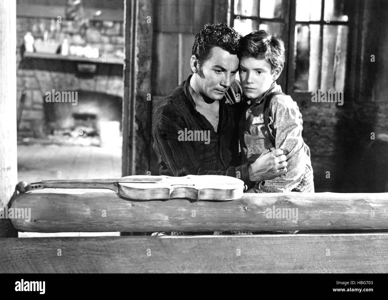 ALL MINE TO GIVE, Cameron Mitchell, Rex Thompson, 1957 Stock Photo - Alamy