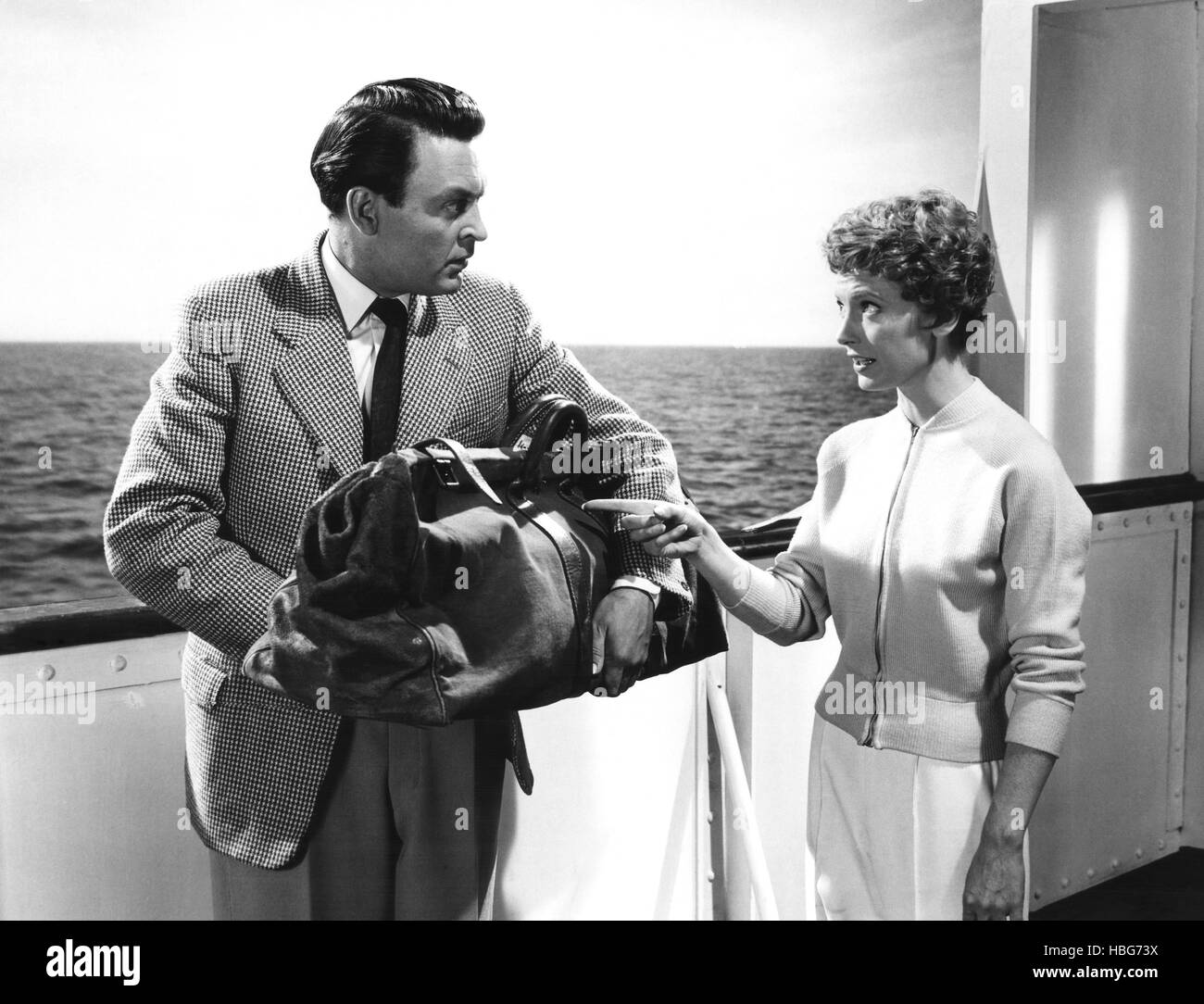 AN ALLIGATOR NAMED DAISY, Donald Sinden, Jean Carson, 1955 Stock Photo ...