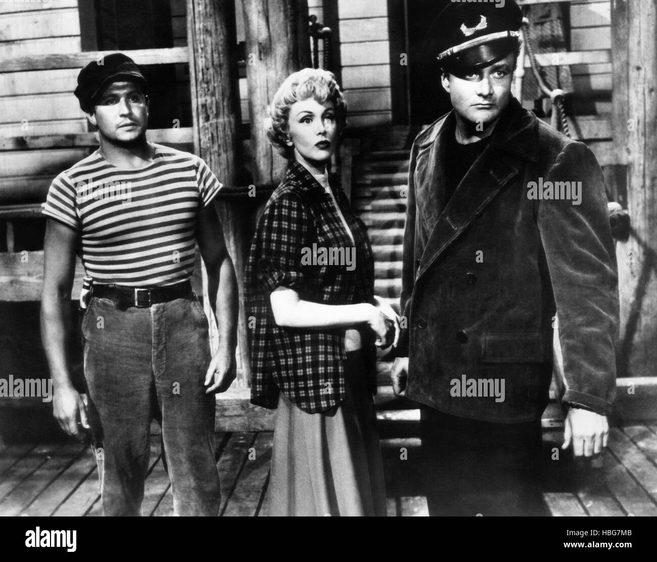 ALASKA SEAS, Peter Coe, Jan Sterling, Brian Keith, 1954 Stock Photo - Alamy