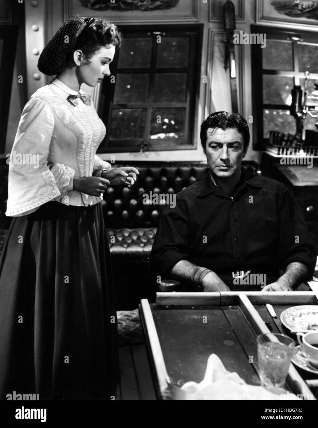 ALL THE BROTHERS WERE VALIANT, from left, Ann Blyth, Robert Taylor ...