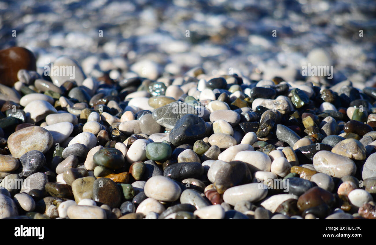 pebble beach background Stock Photo - Alamy