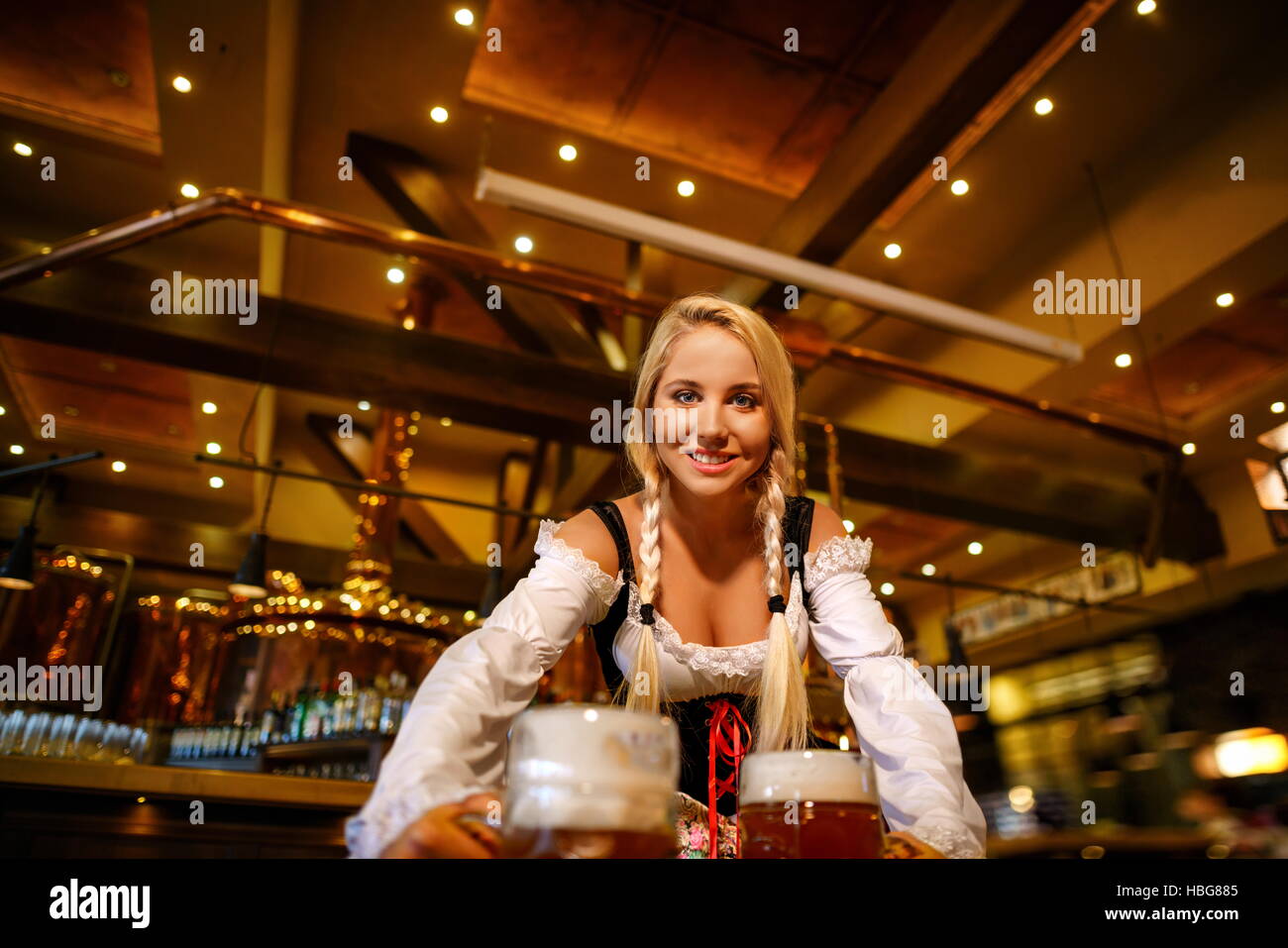 Happy waiter hi-res stock photography and images - Alamy