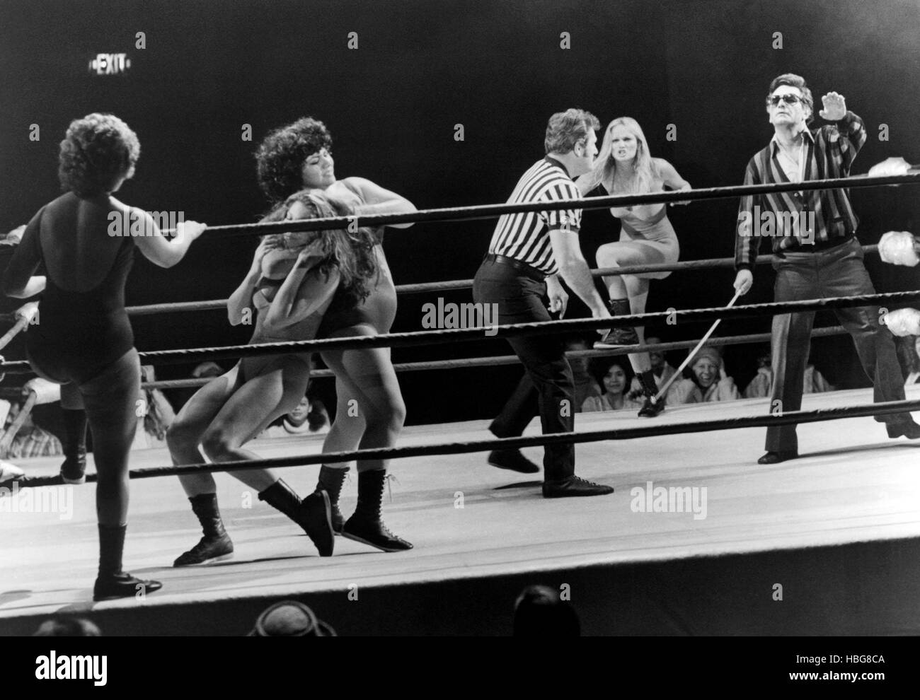 ALL THE MARBLES, Vicki Frederick (in headlock), Laurene Landon ...