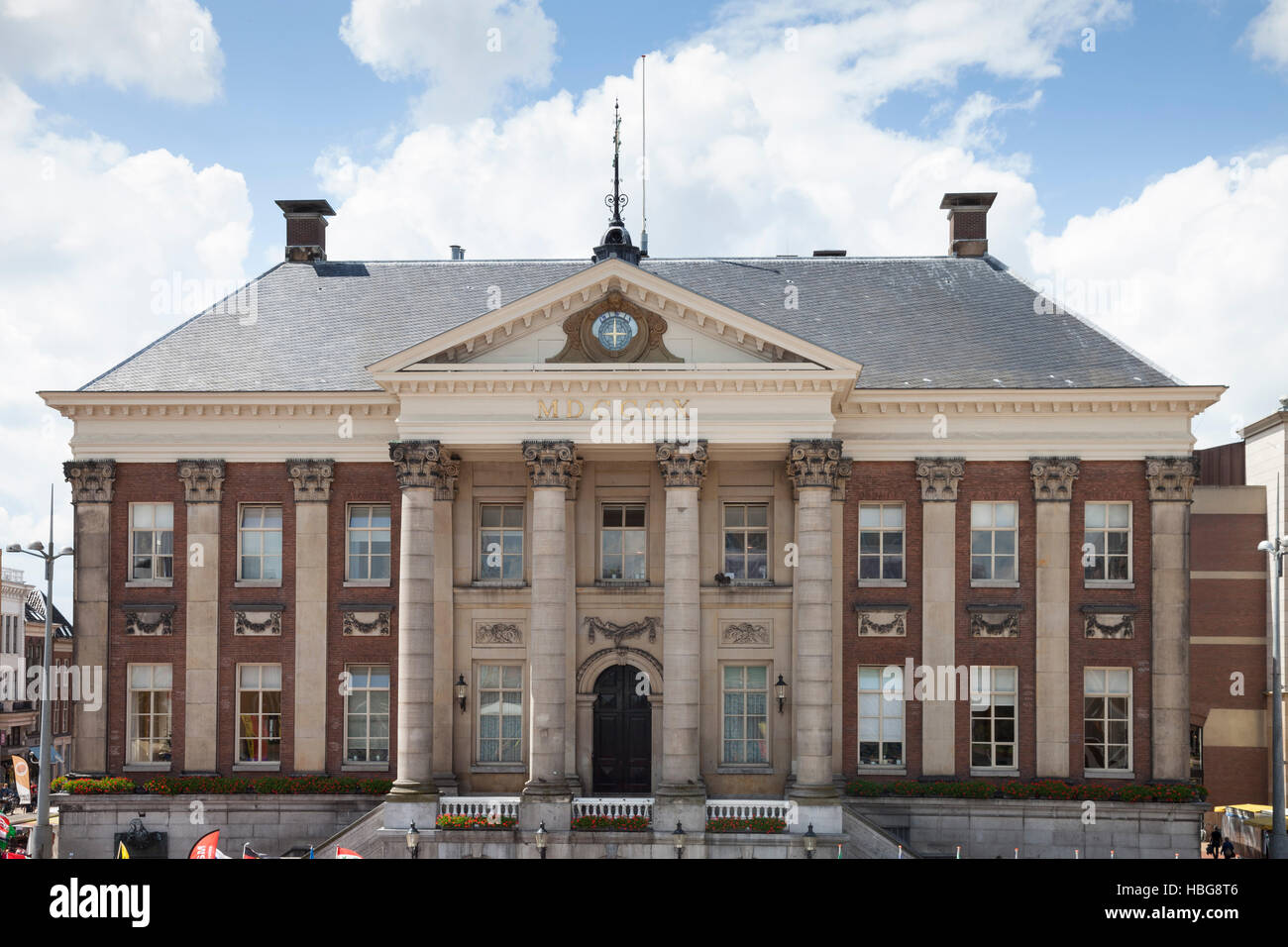 City Hall, Grote Markt, Groningen Province, The Netherlands Stock Photo ...