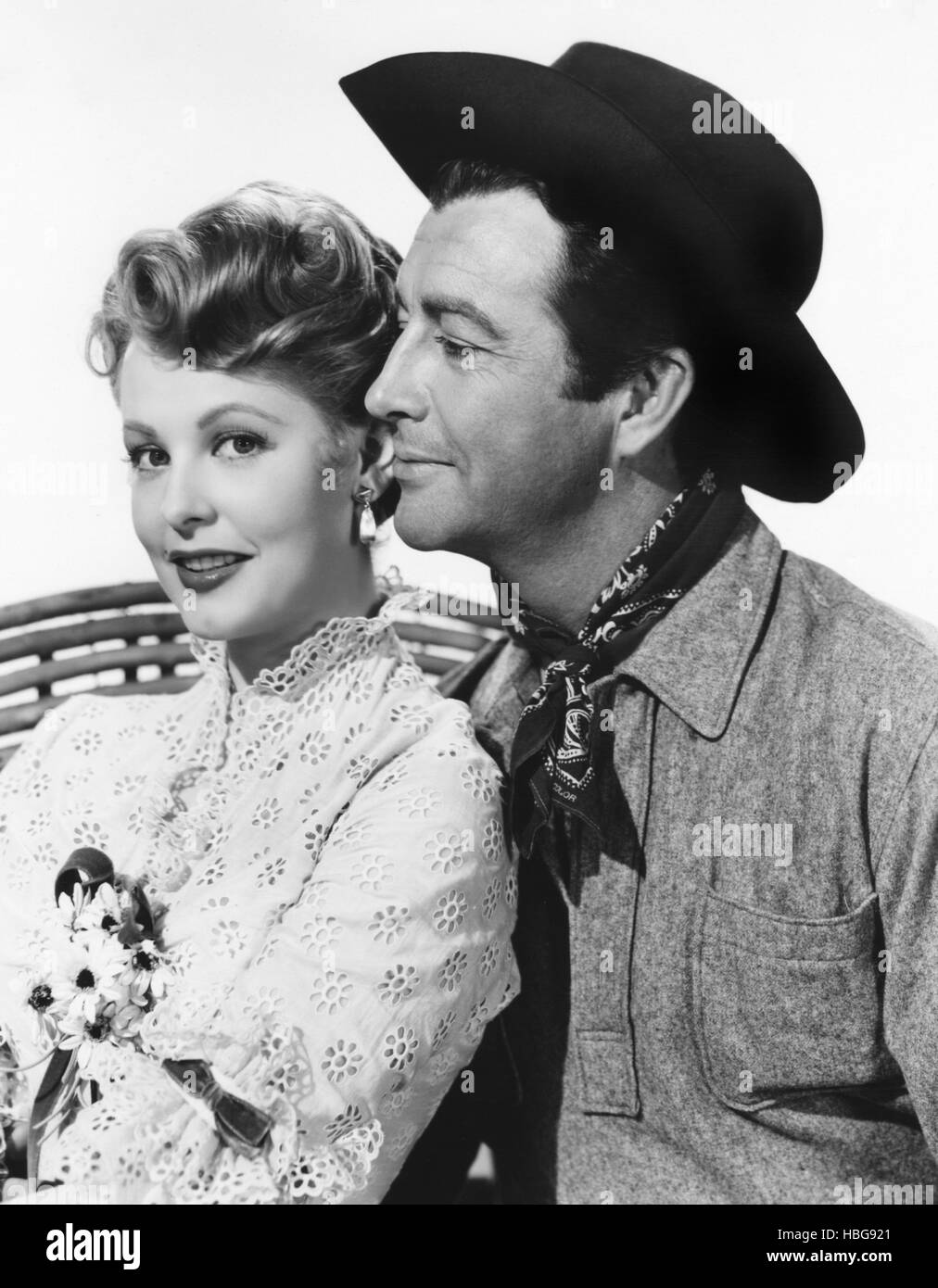 AMBUSH, l-r: Arlene Dahl, Robert Taylor, 1950 Stock Photo - Alamy
