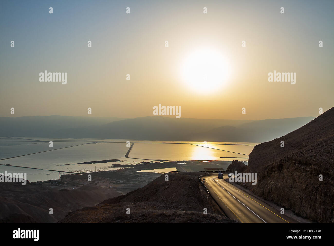 Beautiful coast of the Dead Sea Stock Photo - Alamy