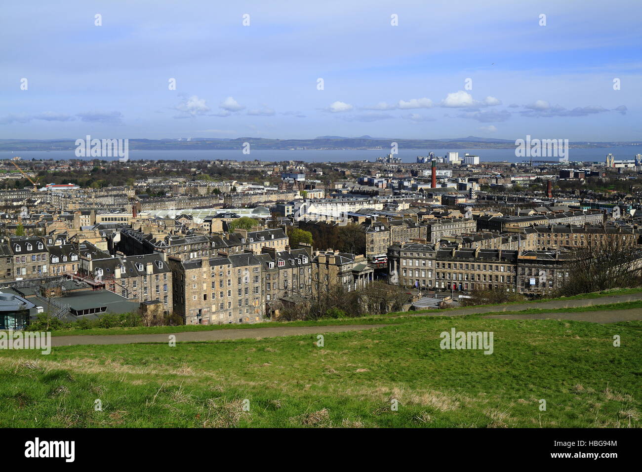 View over Edinburgh, Scotland Stock Photo - Alamy