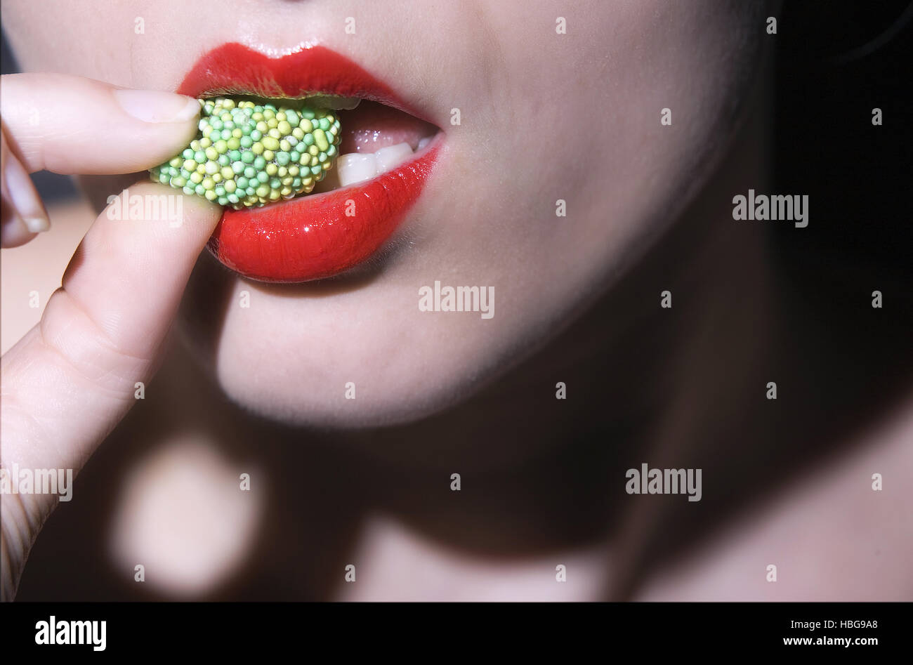 Sugar candy on red hi-res stock photography and images - Alamy