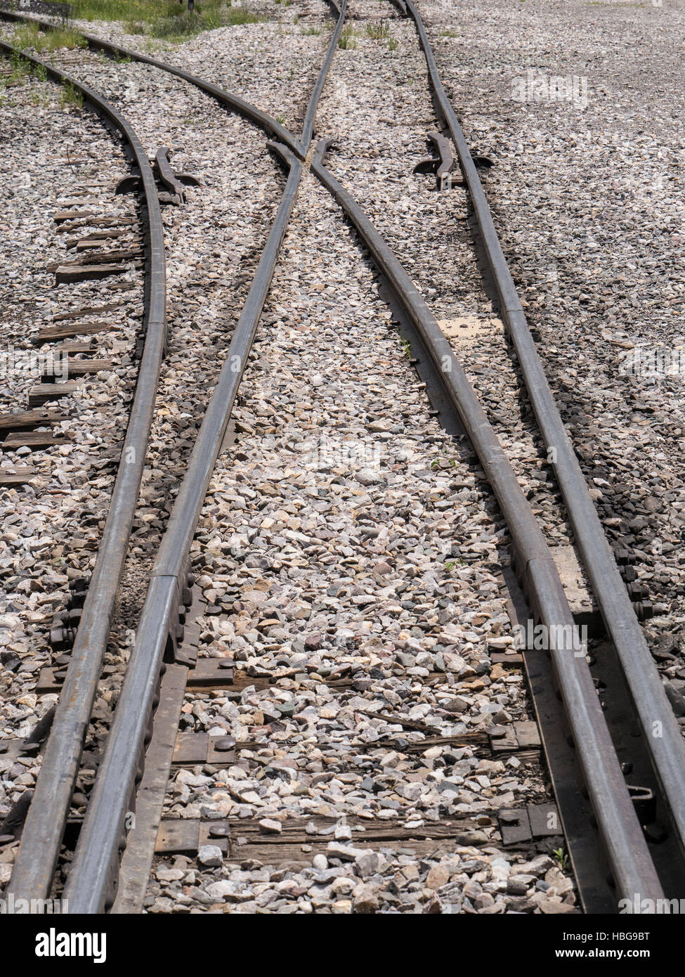 Narrow gauge railroad train tracks hi-res stock photography and images ...