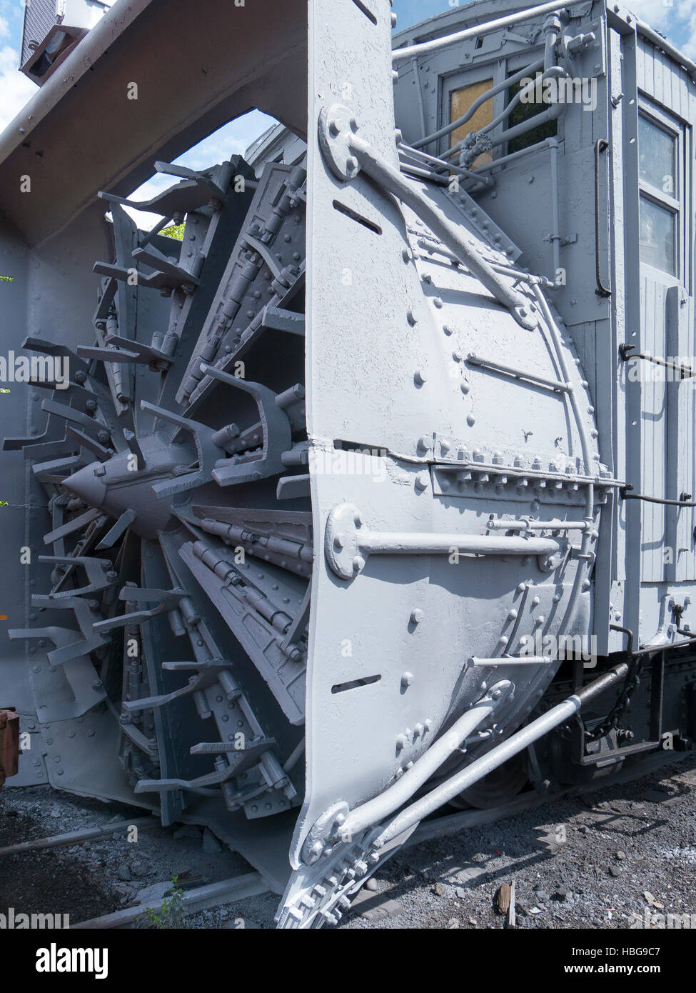 Rotary snow plow, Cumbres & Toltec Scenic Railroad, Chama, New Mexico ...