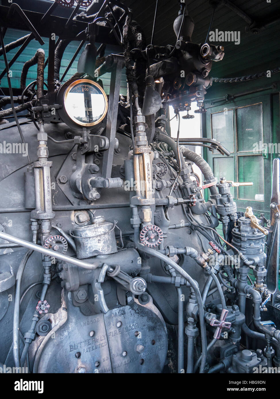 Steam locomotive cab hi-res stock photography and images - Alamy