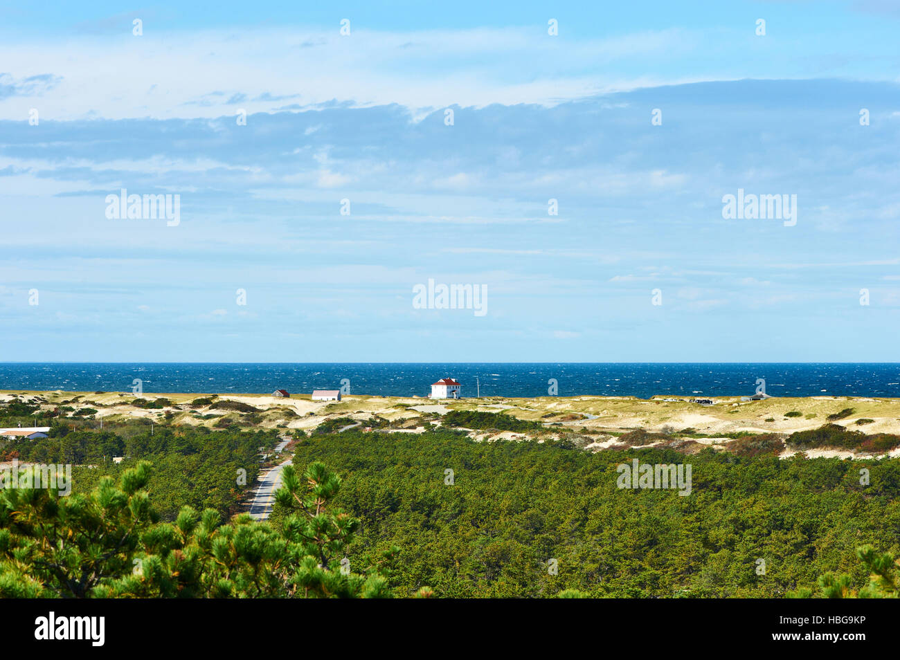 Landscape at Cape Cod Stock Photo - Alamy