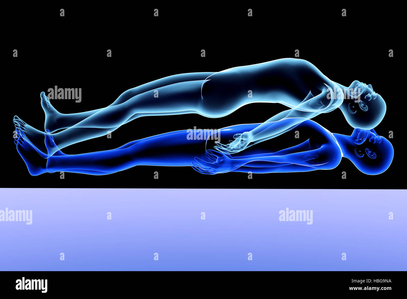 Astral body projection hi-res stock photography and images - Alamy