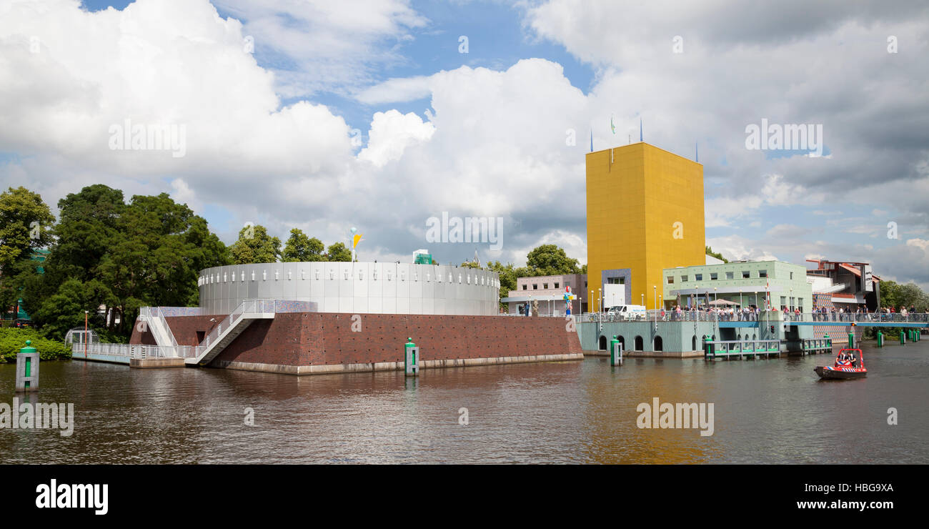 Groninger Museum, art museum, Groningen, The Netherlands Stock Photo ...