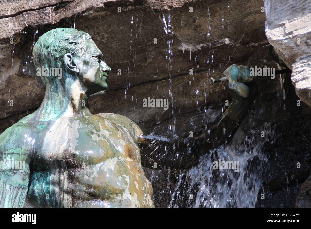 A worker monument Stock Photo - Alamy