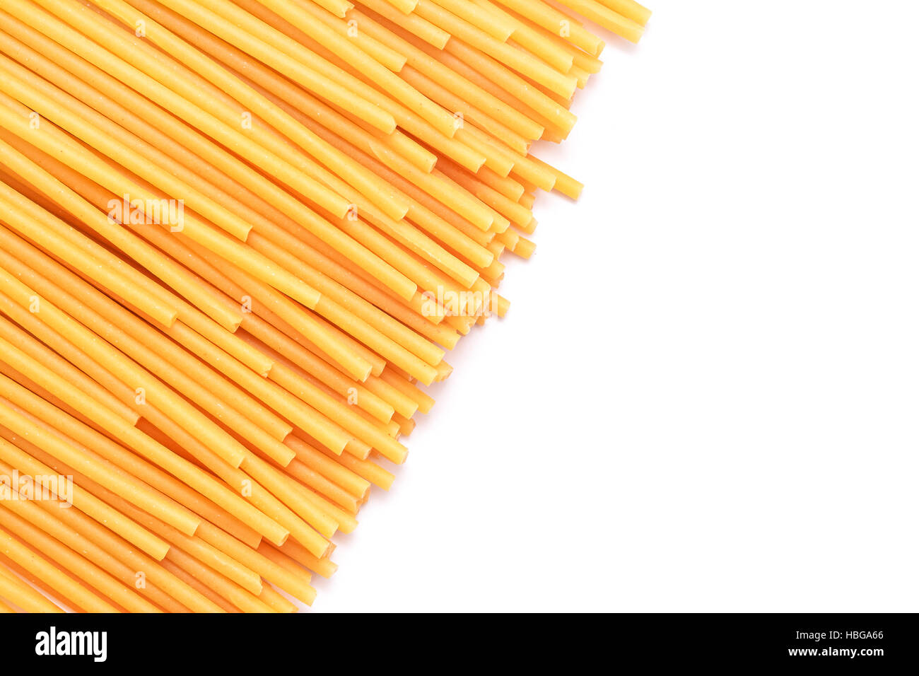 spaghetti bucatini pasta studio isolated Stock Photo - Alamy