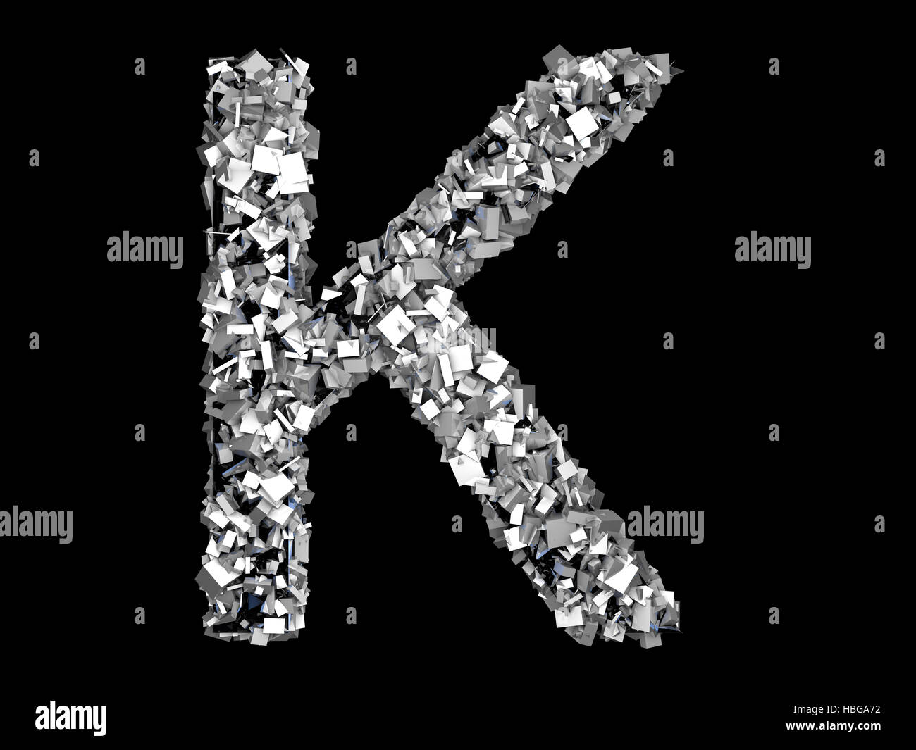 Crystal Letter - K Stock Photo - Alamy