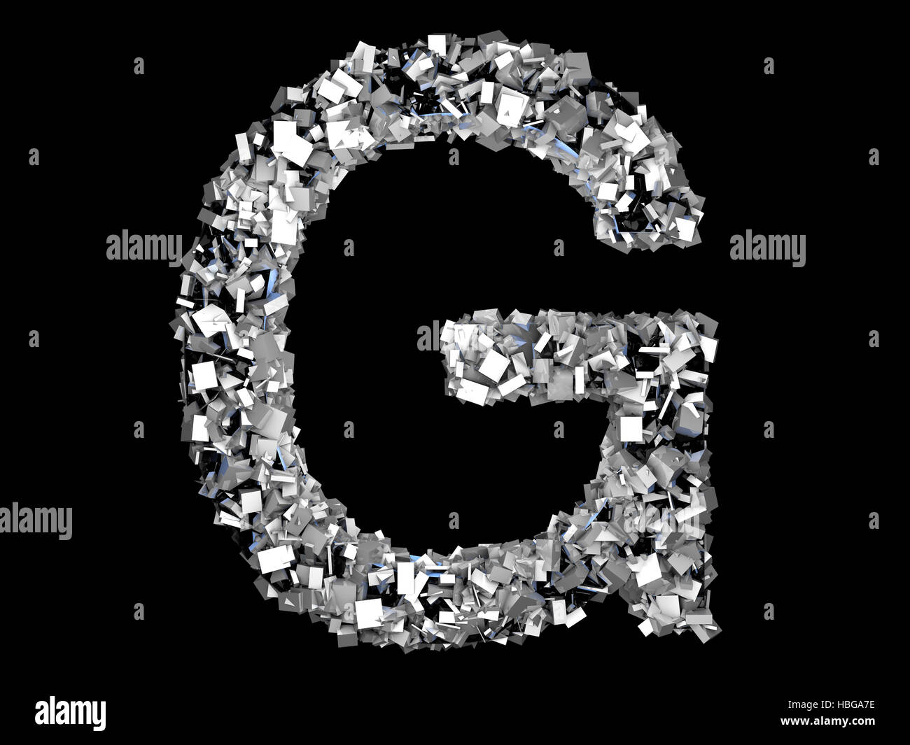 Crystal Letter - G Stock Photo - Alamy