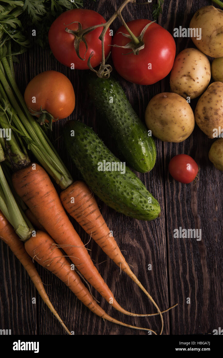 freshly grown raw vegetables Stock Photo - Alamy