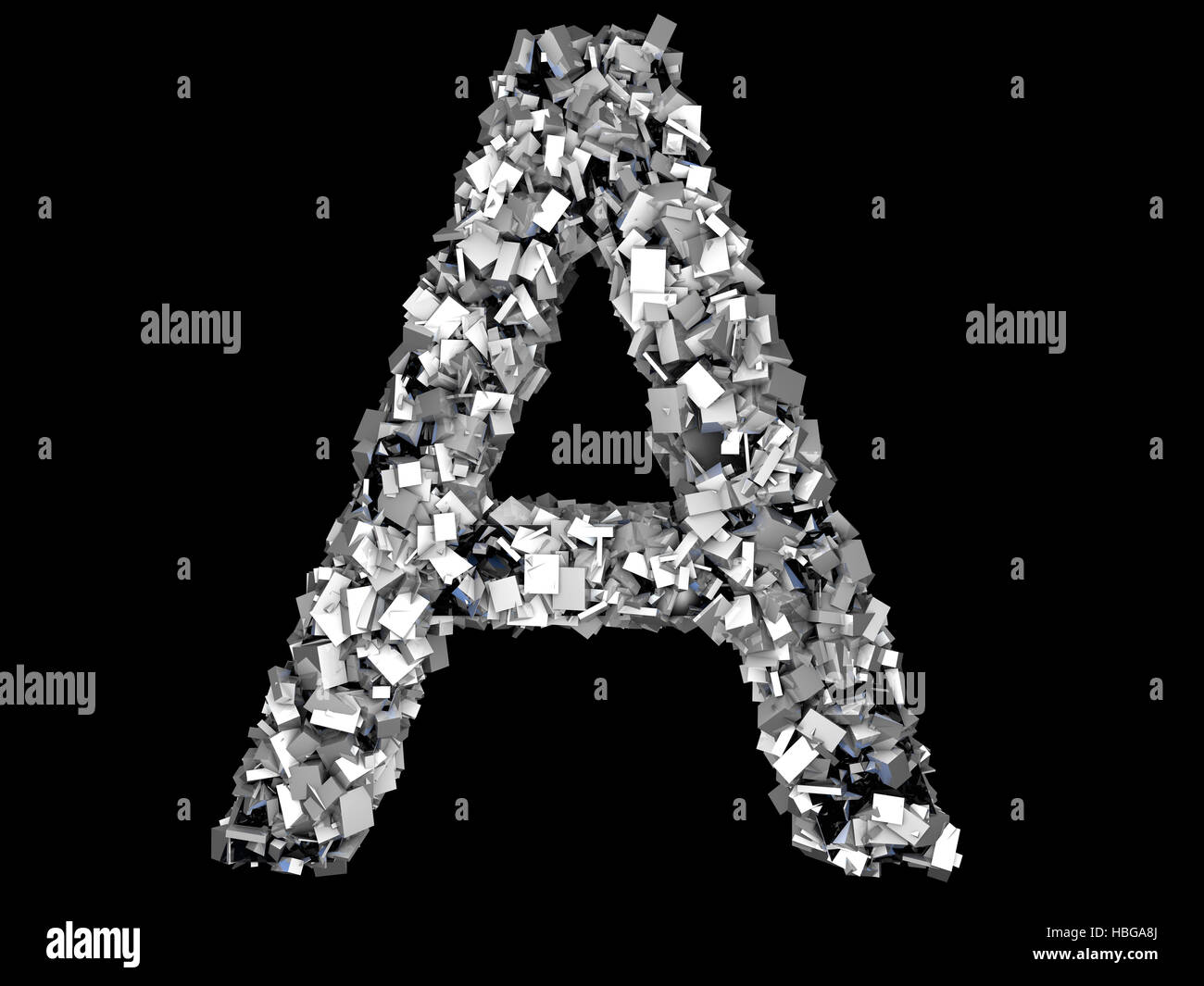 Crystal Letter - A Stock Photo - Alamy