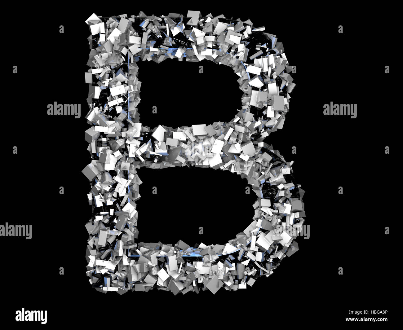 Crystal Letter - B Stock Photo - Alamy