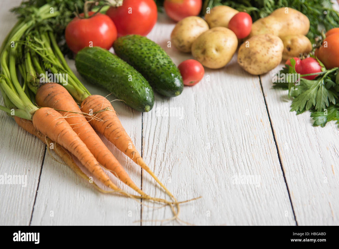 freshly grown raw vegetables Stock Photo - Alamy
