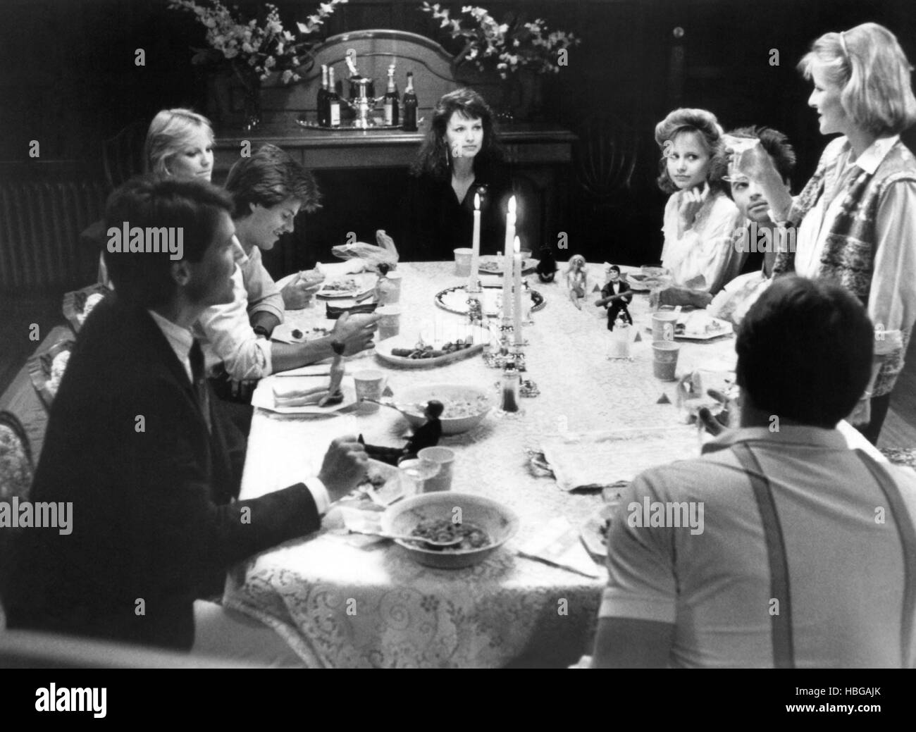 APRIL FOOL'S DAY, (clockwise from l) Ken Olandt, Jay Baker, Amy Steel ...