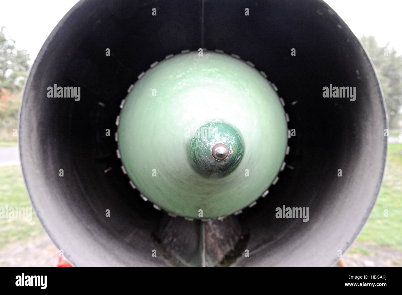 Jet engine of an old jet fighter Stock Photo - Alamy