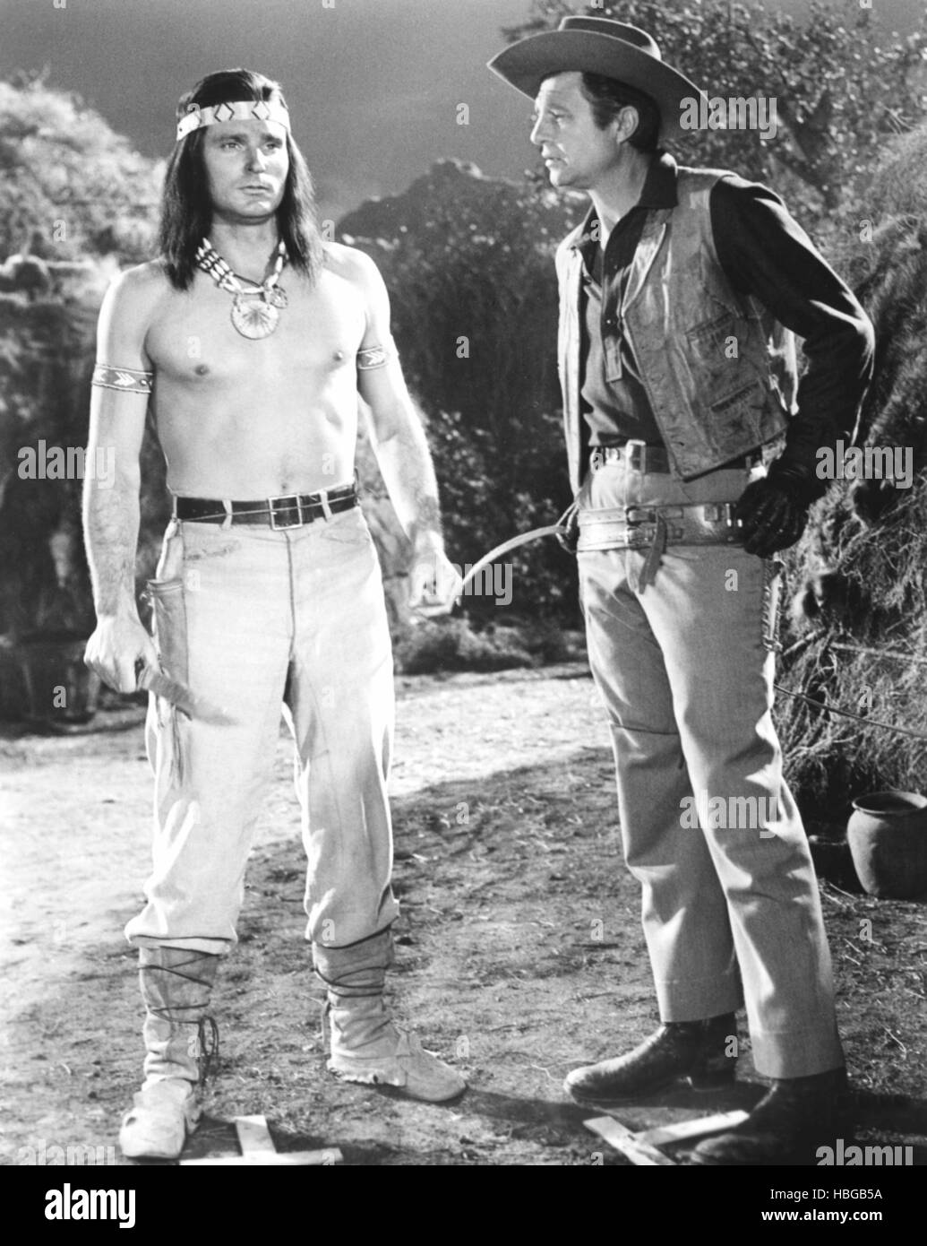APACHE WARRIOR, Keith Larsen, Jim Davis, 1957 Stock Photo - Alamy