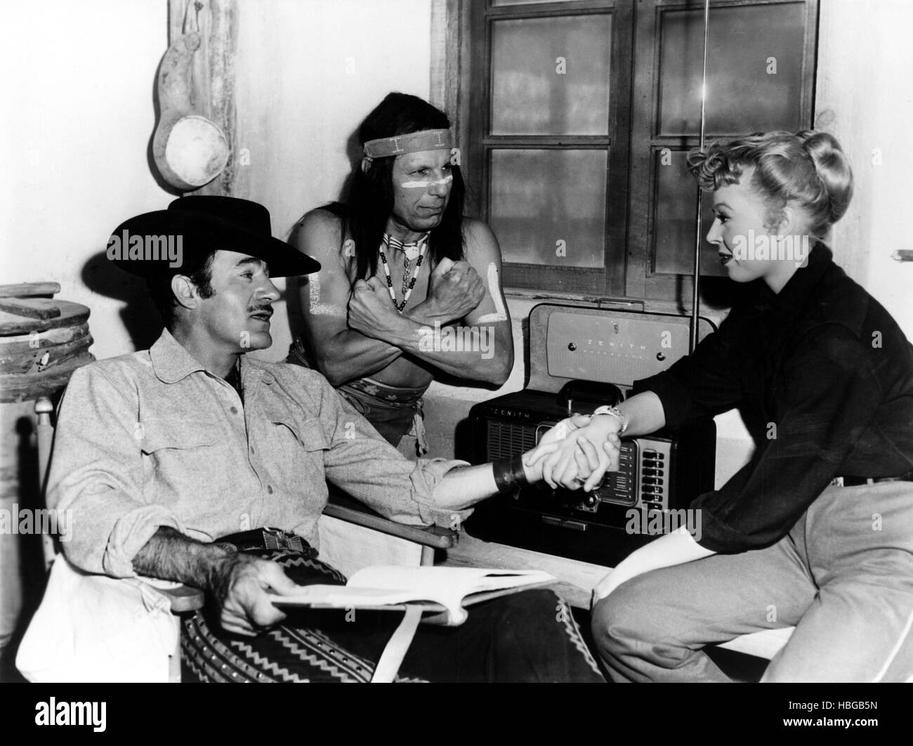 APACHE WAR SMOKE, Gilbert Roland, Iron Eyes Cody, Glenda Farrell, 1952 ...