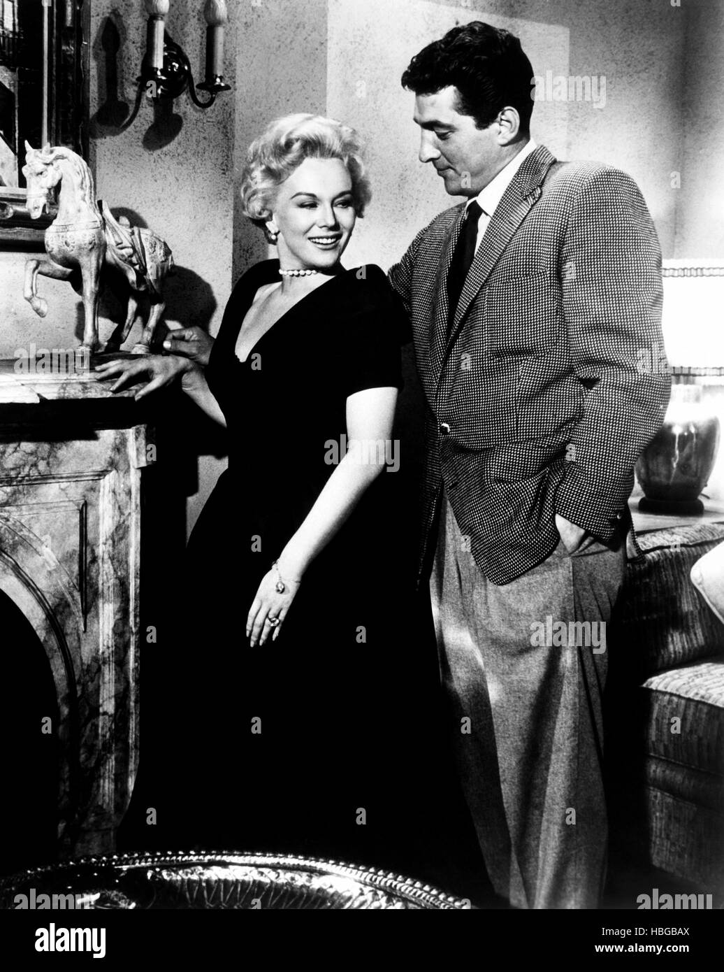 ARTISTS AND MODELS, from left, Eva Gabor, Dean Martin, 1955 Stock Photo ...