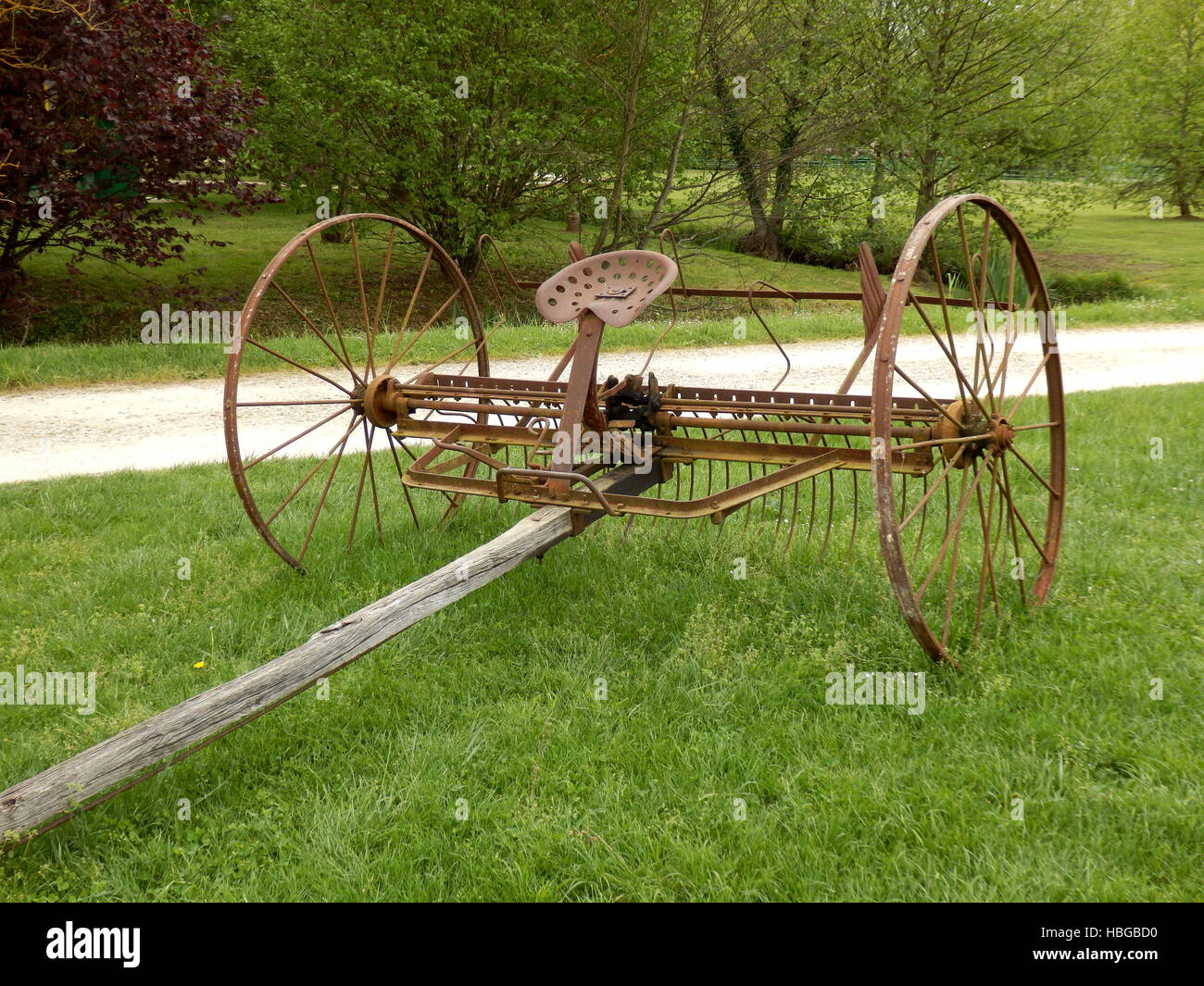 Spring Tine Harrow Stock Photo - Alamy