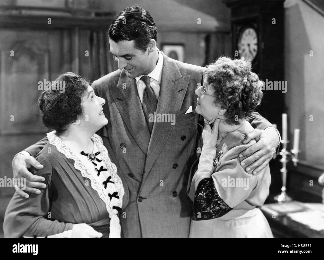 ARSENIC AND OLD LACE, from left: Josephine Hull, Jean Adair, 1944 Stock ...