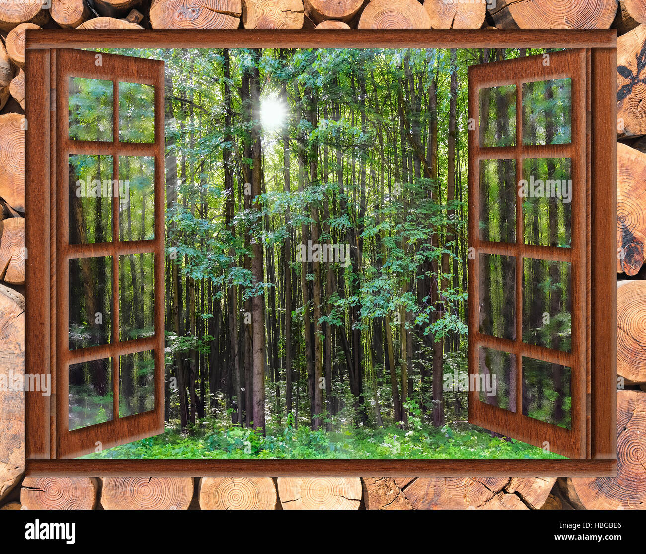 sunrise view from the window Stock Photo - Alamy