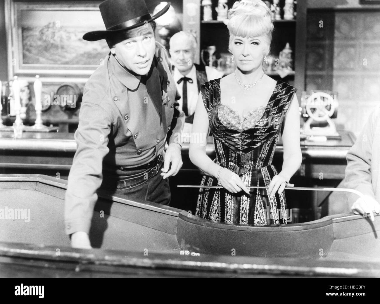 ARIZONA BUSHWHACKERS, from left: Howard Keel, Marilyn Maxwell, 1968 ...