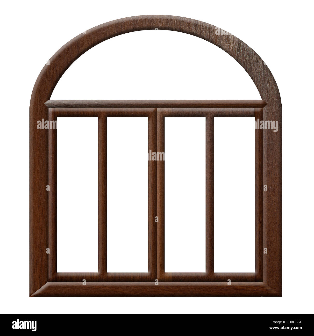 Classic wood window frame Cut Out Stock Images & Pictures - Alamy