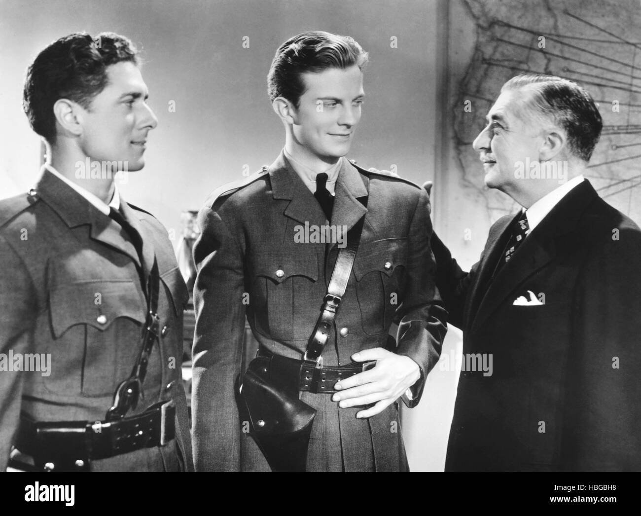 ARMORED CAR, from left: Robert Wilcox, William Lundigan, Richard Tucker ...
