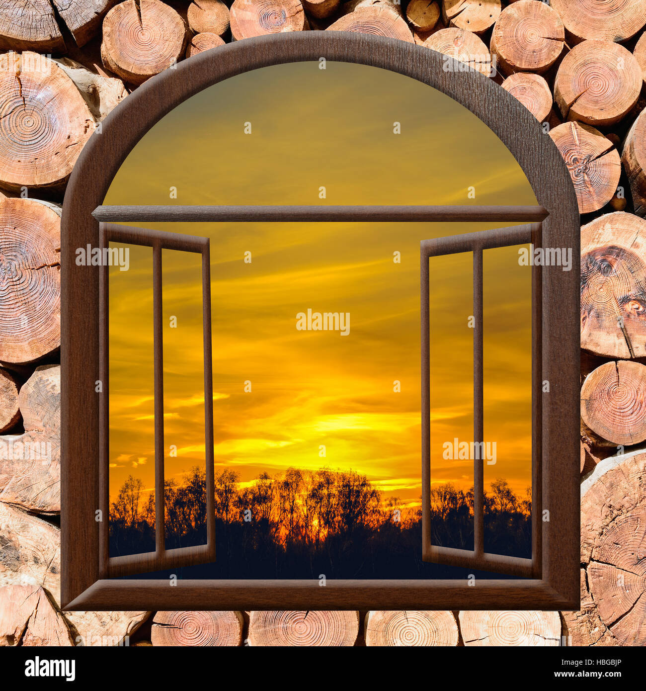 open window cloud sun Stock Photo - Alamy