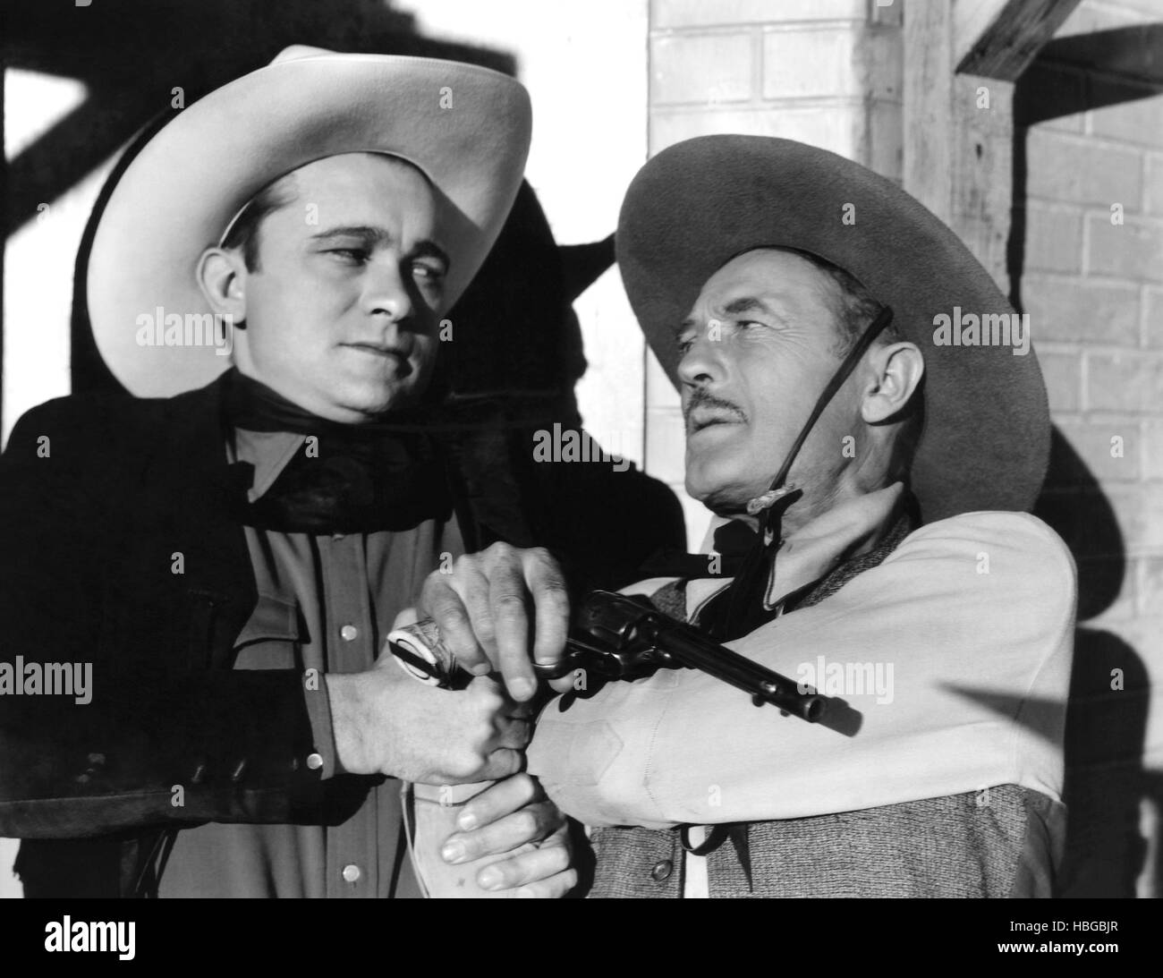 ARIZONA DAYS, from left, Tex Ritter, Glenn Strange, 1937 Stock Photo ...