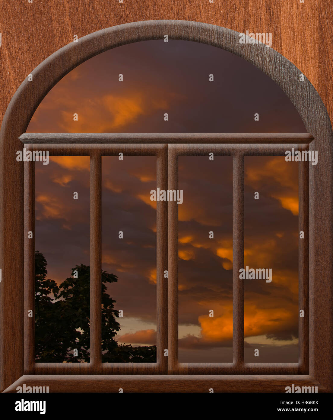 open window cloud sun Stock Photo - Alamy