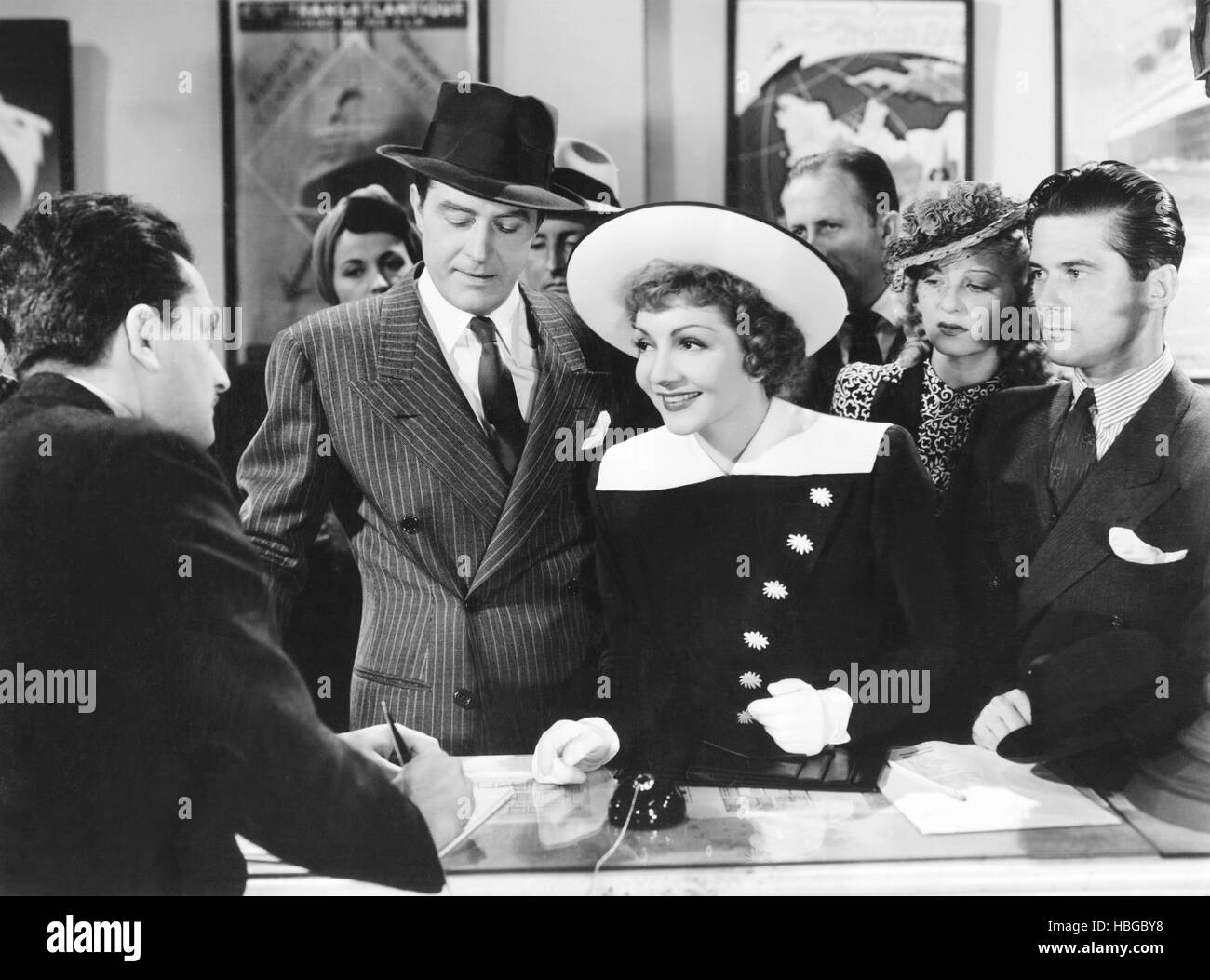 ARISE, MY LOVE, from left: Ray Milland, Claudette Colbert, 1940 Stock ...