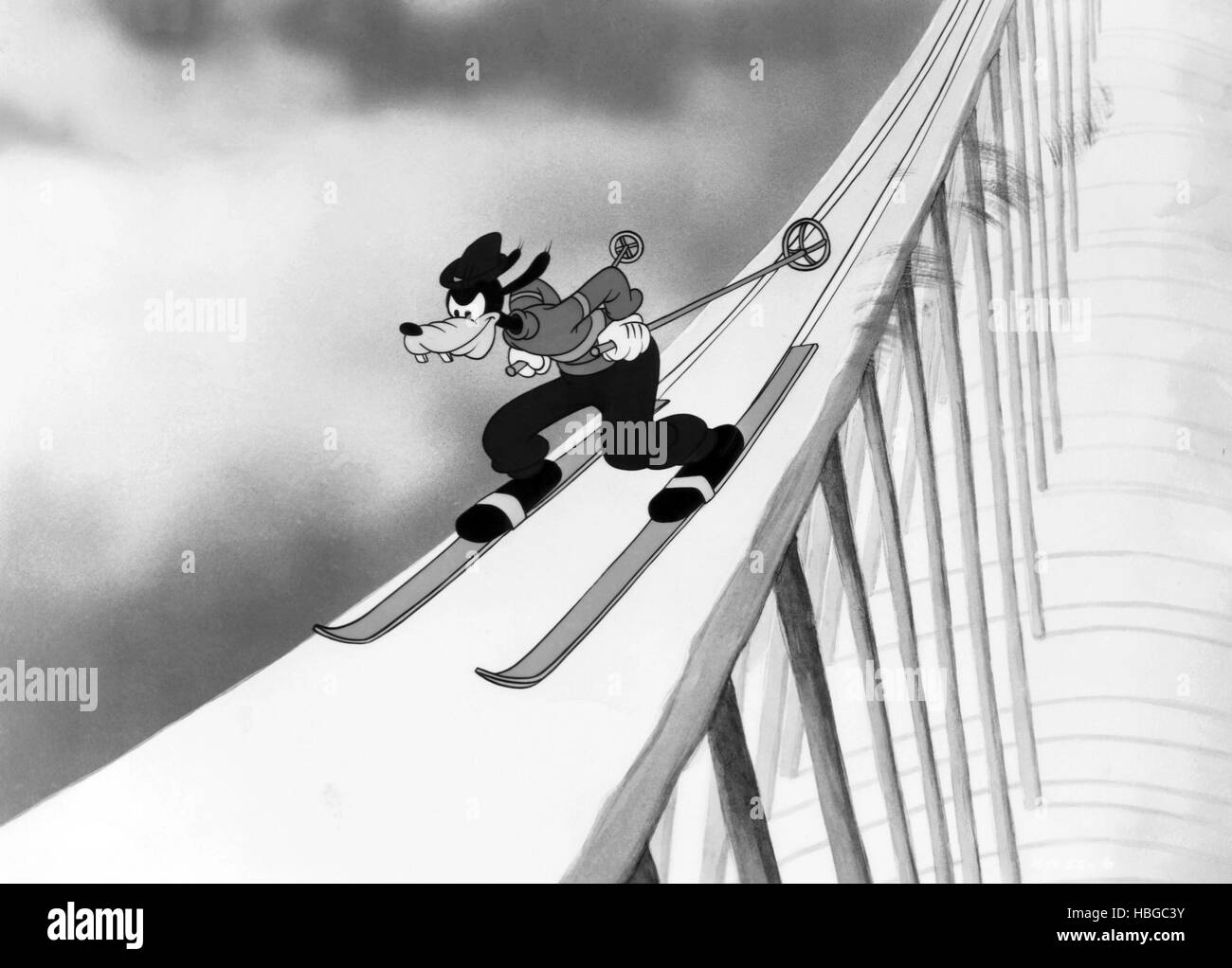 THE ART OF SKIING, Goofy, 1941 Stock Photo - Alamy