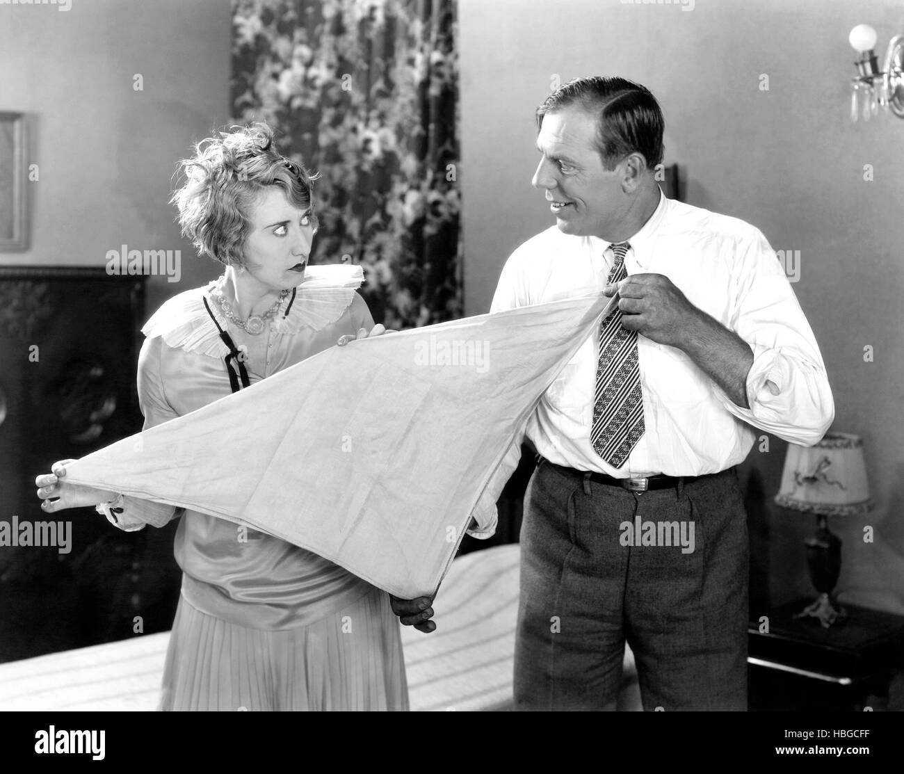 BABY MINE, from left, Charlotte Greenwood, Karl Dane, 1928 Stock Photo ...