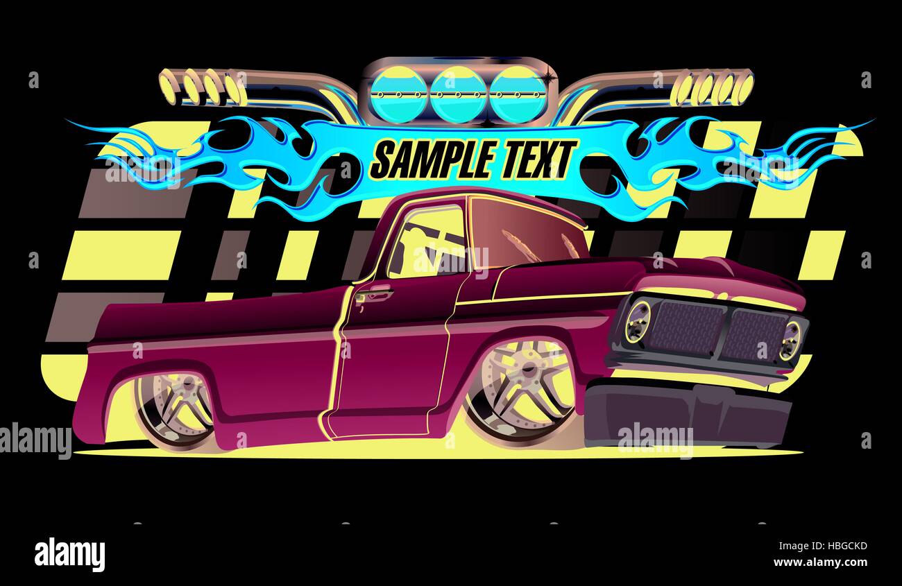 Cartoon lowrider hi-res stock photography and images - Alamy