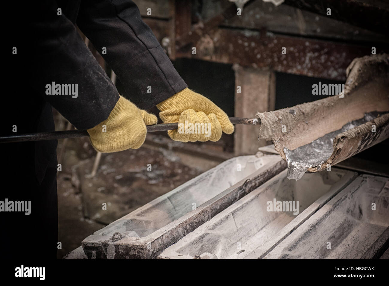 metal melting factory Stock Photo - Alamy