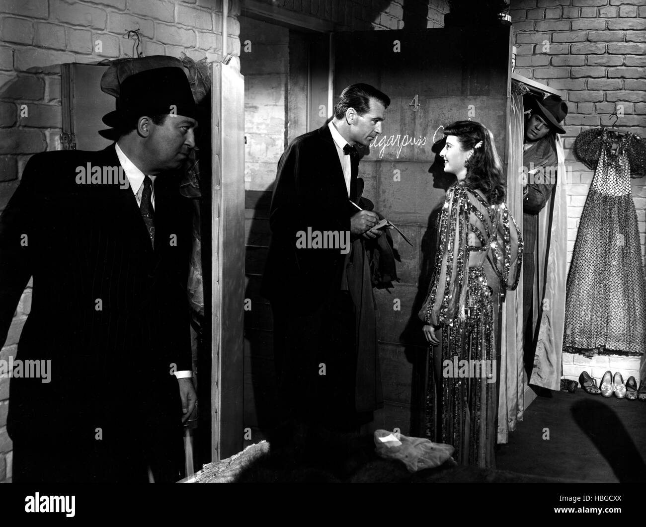 BALL OF FIRE, Ralph Peters, Gary Cooper, Barbara Stanwyck, Dan Duryea ...