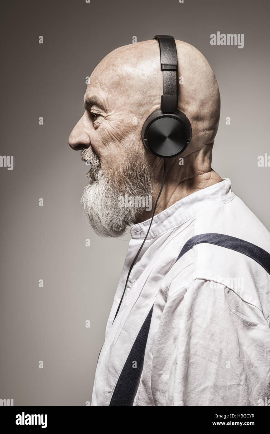 Bald old man hi-res stock photography and images - Alamy