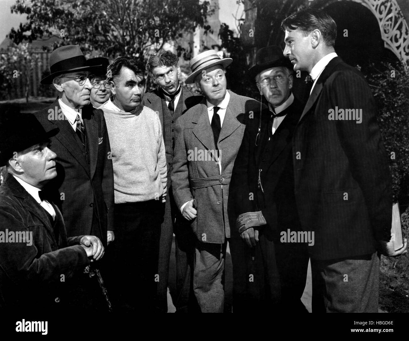 BALL OF FIRE, Henry Travers, Tully Marshall, S.Z. Sakall, Oscar Homolka ...