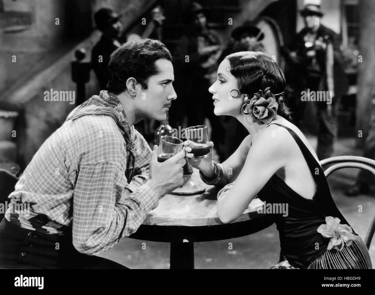 THE BAD ONE, from left: Don Alvarado, Dolores del rio, 1930 Stock Photo ...