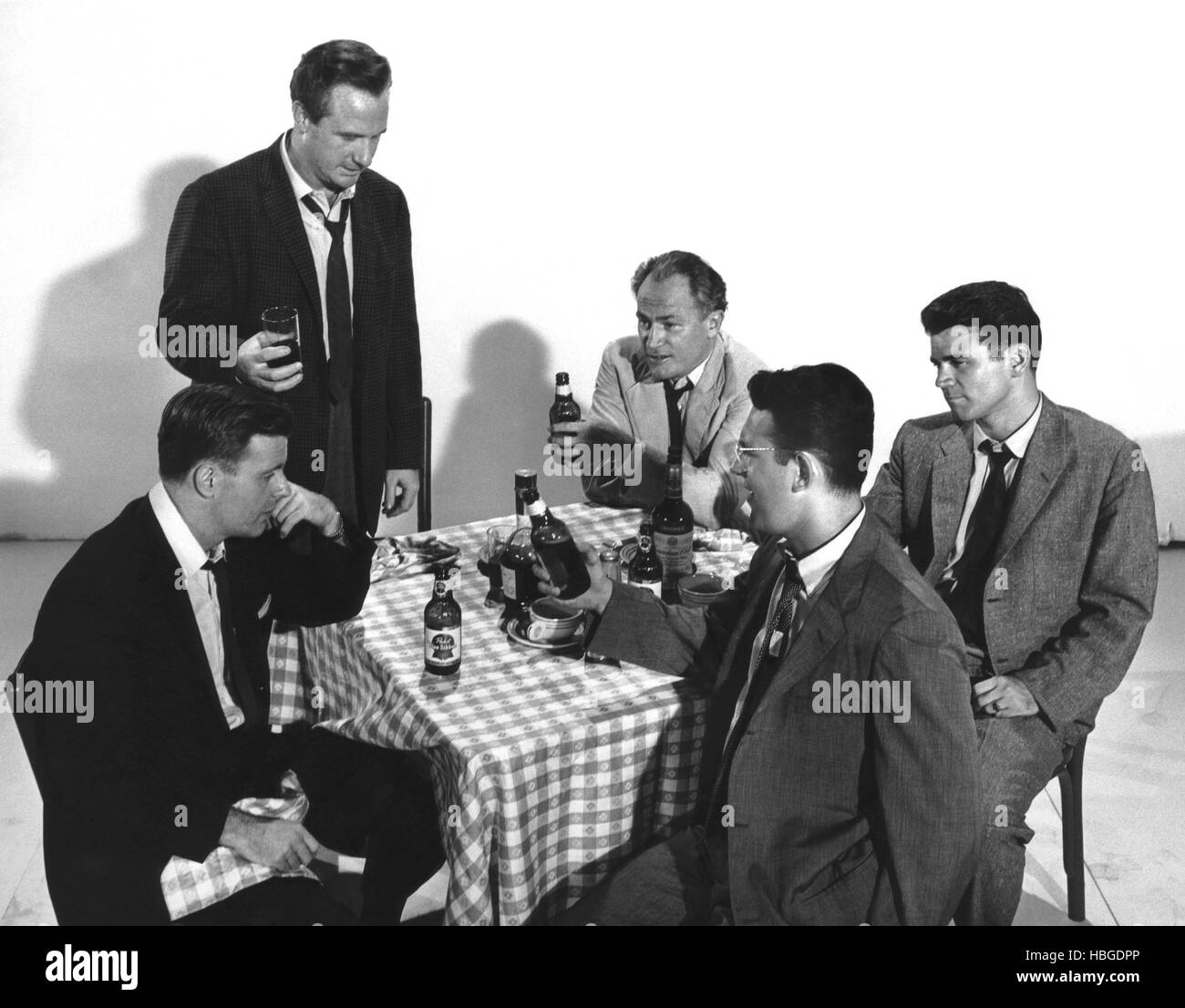 THE BACHELOR PARTY, Phillip Abbott, Jack Warden, E.G. Marshall, Larry ...